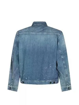 MAISON MARGIELA Paint Splatter Denim Jacket