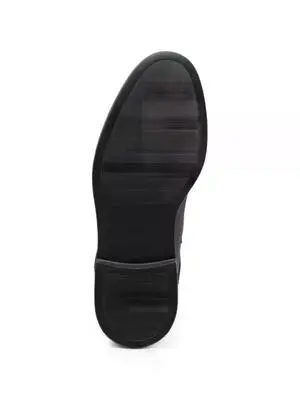 Thom Browne Pebble-grain 4-bar Knee-high Chelsea Boots