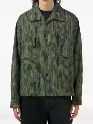NICHOLAS DALEY Dobby Stripe Shirt