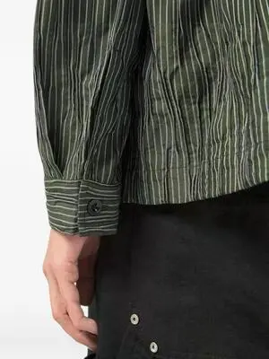 NICHOLAS DALEY Dobby Stripe Shirt