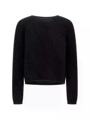 Herno Rib-knit Sheen-finish Sweater