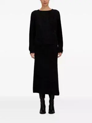 Herno Rib-knit Sheen-finish Sweater