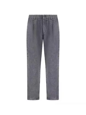 Herno Pleated Straight-leg Jeans