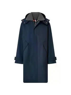 Thom Browne Mackintosh Rain Coat - Blue