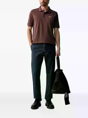 AERONAUTICA MILITARE Logo-patch Chinos