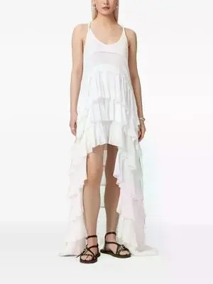 ALLSAINTS Cavarly Ruffled High-low Dress