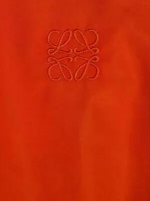 Loewe Sleeveless Cropped Blouse With Anagram Embroidery