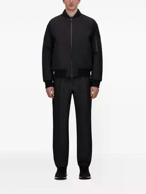 Herno Mélange Effect Pleated Trousers
