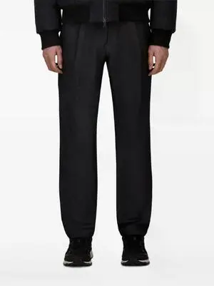 Herno Mélange Effect Pleated Trousers - Grey