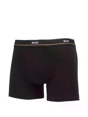 Hugo Five-pack Of Logo-waistband Stretch-cotton Boxer Briefs