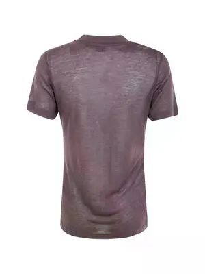 Filippa K Sheer Short-sleeve T-shirt - Brown