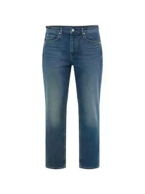 Hugo Faded-effect Straight-leg Jeans