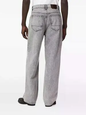 ALLSAINTS Rivet Washed-effect Straight-leg Jeans