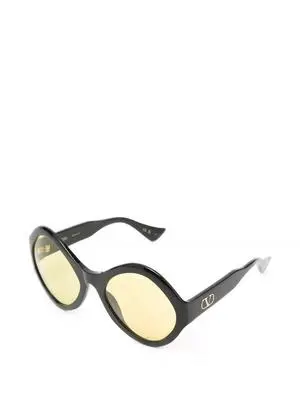 Valentino Garavani Geometric Frame Sunglasses - Black