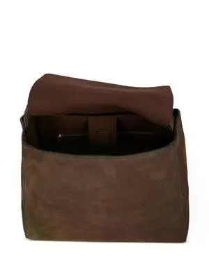 Orciani Logo-lettering Leather Tote Bag