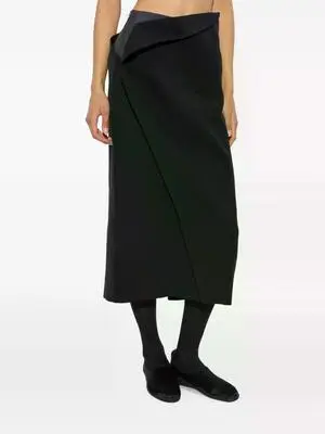 JIL SANDER Asymmetric Layered Detail Skirt