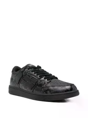 Amiri Skeltop Snakeskin-effect Sneakers
