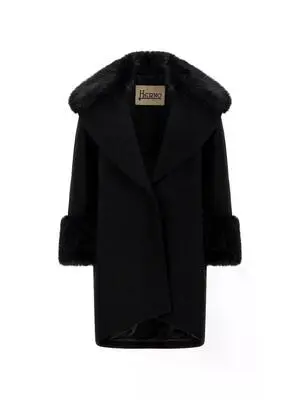 Herno Faux-fur Trim Maxi-lapel Coat