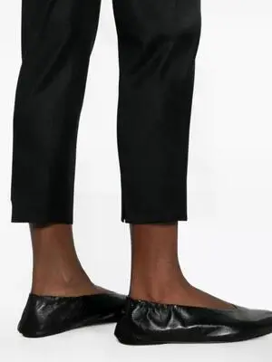 BERWICH Pressed-crease Cropped Trousers