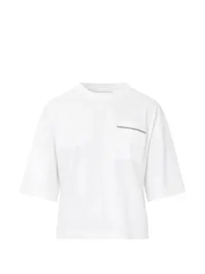 Brunello Cucinelli Monili-trim T-shirt