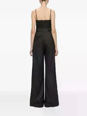 NISSA Pinstripe Wide-leg Pants