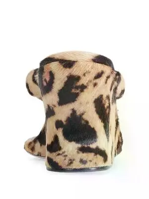 Balenciaga Gaeta Leopard-print Wedge Sandals