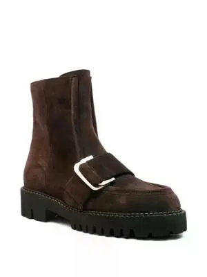 TRUMAN´S Buckled Suede Ankle Boots