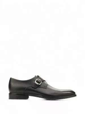 LOTTUSSE Lenox Buckle Monk Shoes - Black