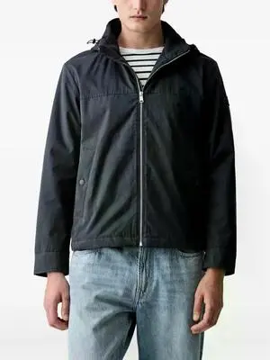 Marc O'polo Hooded Zip-up Jacket - Grey