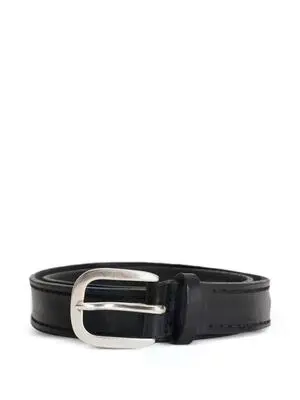 Orciani Leather Belt - Black