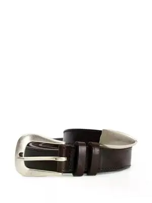 Orciani Western-style Leather Belt - Brown