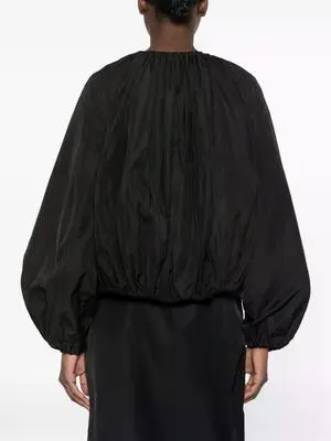 TOTEME Gathered Drawstring Oversized Jacket