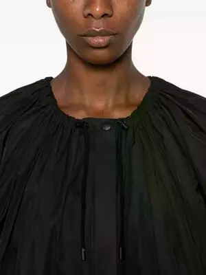 TOTEME Gathered Drawstring Oversized Jacket