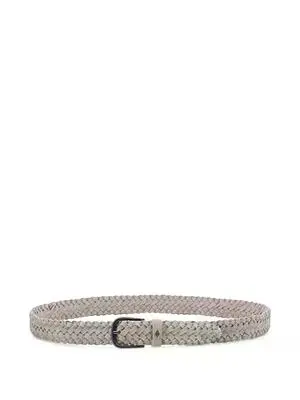 LOTTUSSE Braided Suede Belt - Neutrals