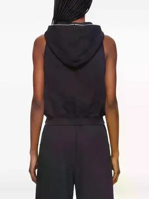 Rick Owens Sleeveless Zip-up Hoodie
