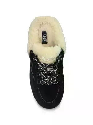 UGG Lowmel Shearling-trim Slippers