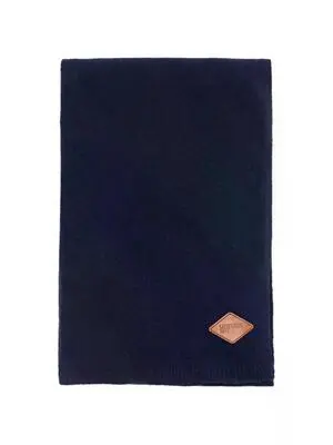 LOTTUSSE Berna Logo-patch Scarf - Blue