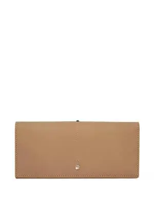 LOTTUSSE Grainy-effect Leather Wallet - Neutrals