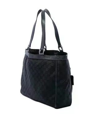 Gucci Gg Nylon Abbey D-ring Pocket Tote Bag