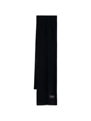 Marc O'polo Ribbed-knit Scarf - Black