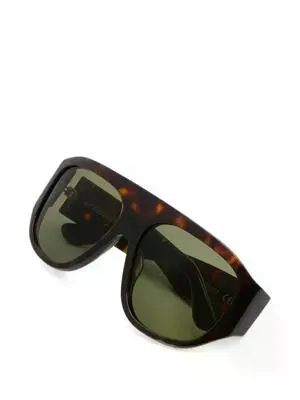 RETROSUPERFUTURE Biscotto Tortoiseshell-effect Flat-top Sunglasses