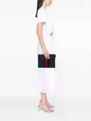 Gucci Gg Supreme Web Clutch Bag