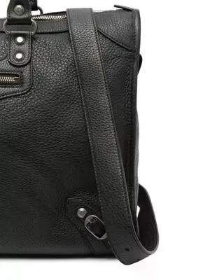Balenciaga Le City Grained-leather Tote Bag