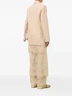 Zimmermann Lace-trimmed Double-breasted Blazer