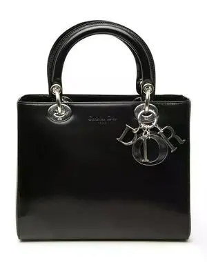 Dior Medium Lady Satchel - Black