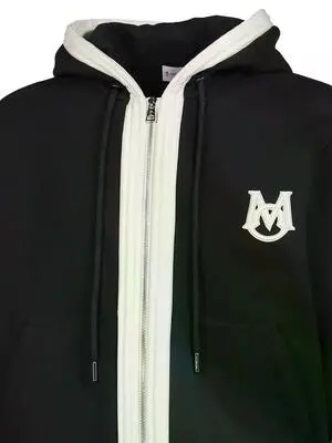 Moncler Cotton Zip-up Hoodie With Logo Detail