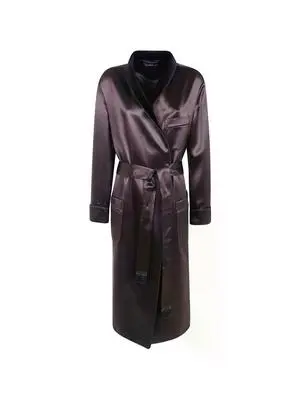 TOM FORD Silk Velvet-trim Dress