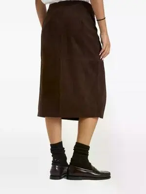Liu Jo Button-embellished Wrap Midi Skirt