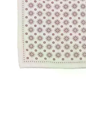 Eleventy Geometric-print Pocket Square