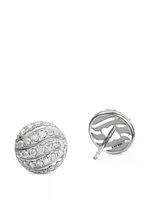 David Yurman Sculpted Cable Diamond Stud Earrings